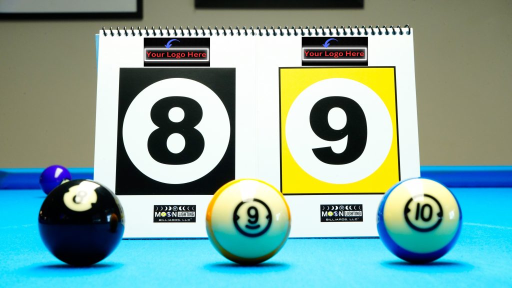 Moonlighting Billiards ScoreKeeper- Custom Tabletop Color Coded ...