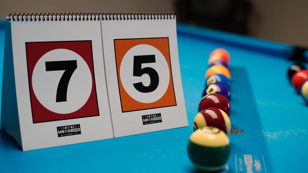 Moonlighting Billiards ScoreKeeper- Custom Tabletop Color Coded ...